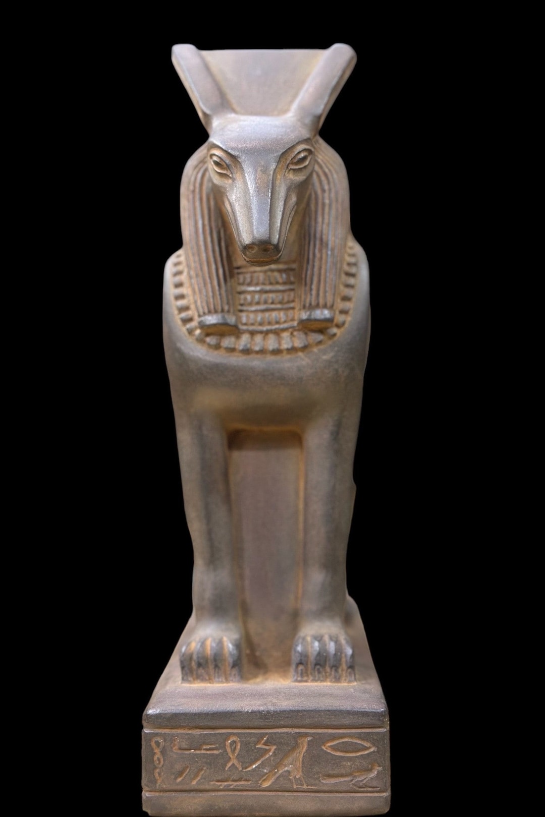 Seth-estatua vintage de Set, el antiguo Egipto Dios de las tormentas ...