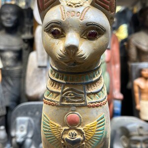 Pretty Bastet Statue-egyptian Pharaonic Statues-goddess of the Home ...