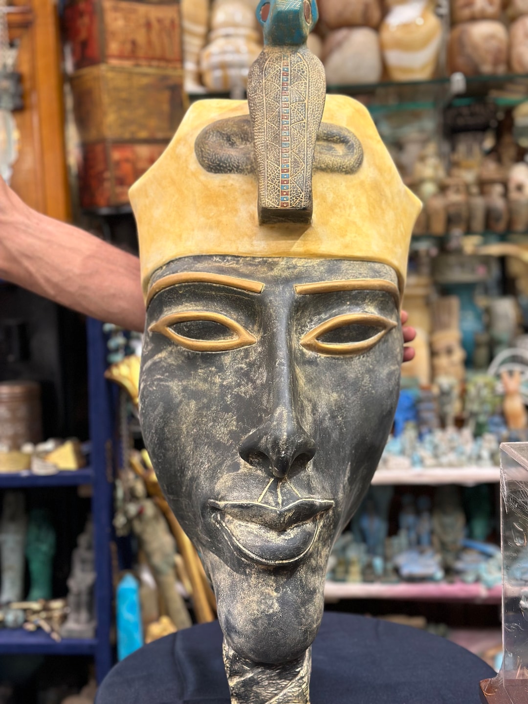 Akhenaten-hanging Mask-marvelous Akhenaton Mask-ancient - Etsy