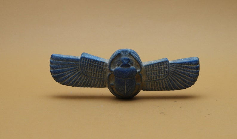 Green Scarab Statue – Egyptian Good Luck Symbol, Home Decor - Etsy