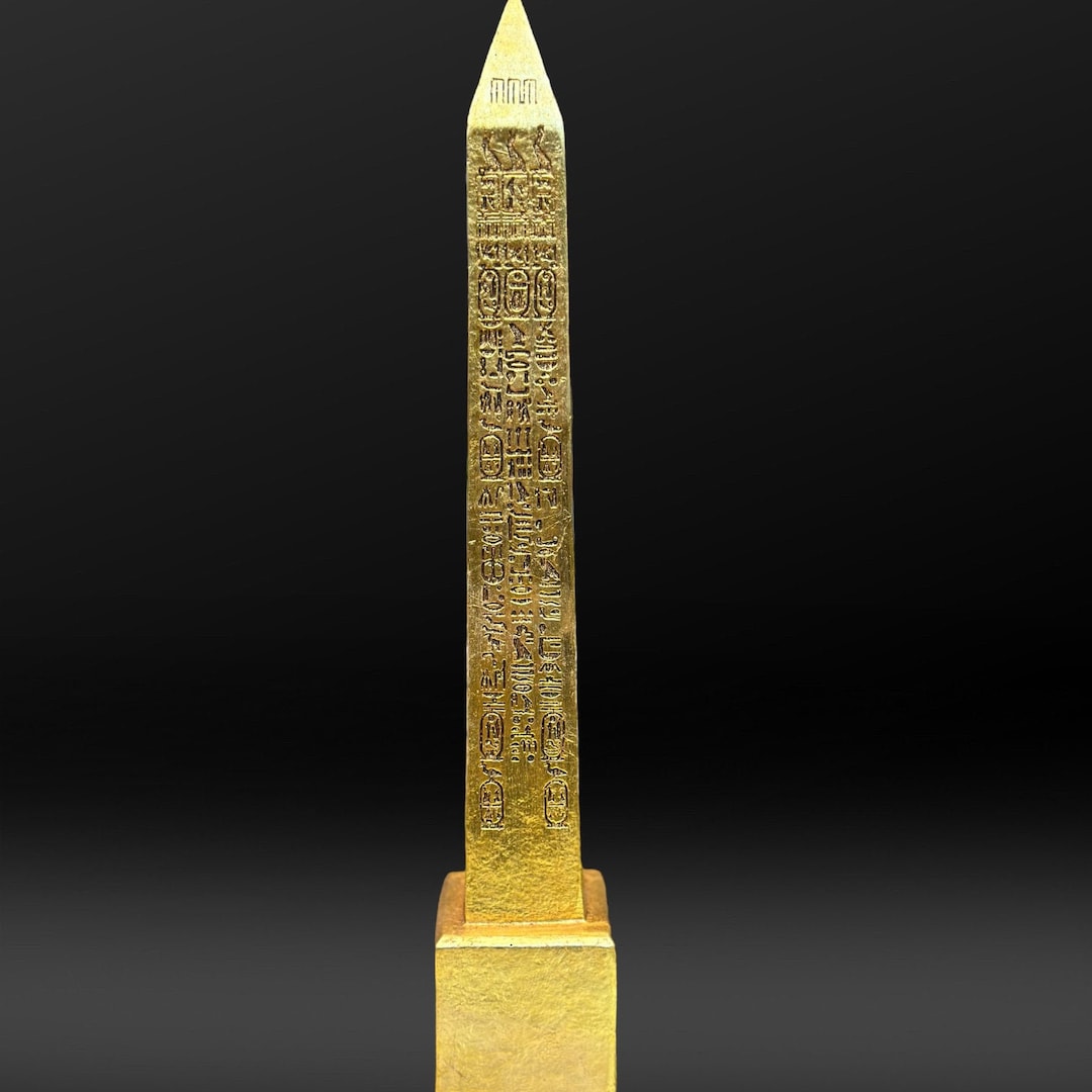 Obelisk_amazing Golden Obelisk of the Egyptian Ramses ||- Stone ...