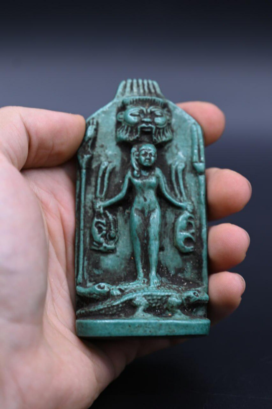 Magical Stele of Harpocrates Horus Disc Magic-statue of the God Horus ...