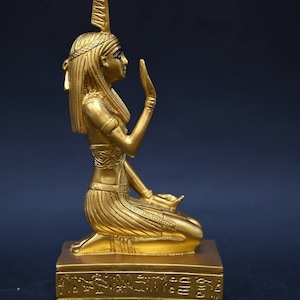 Ancient Egyptian Goddess Ma'at, Goddess Maat Statuette. - Etsy