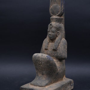 Hathor With Sun Disk Statue -egyptian Goddess of Heaven,love,beauty ...