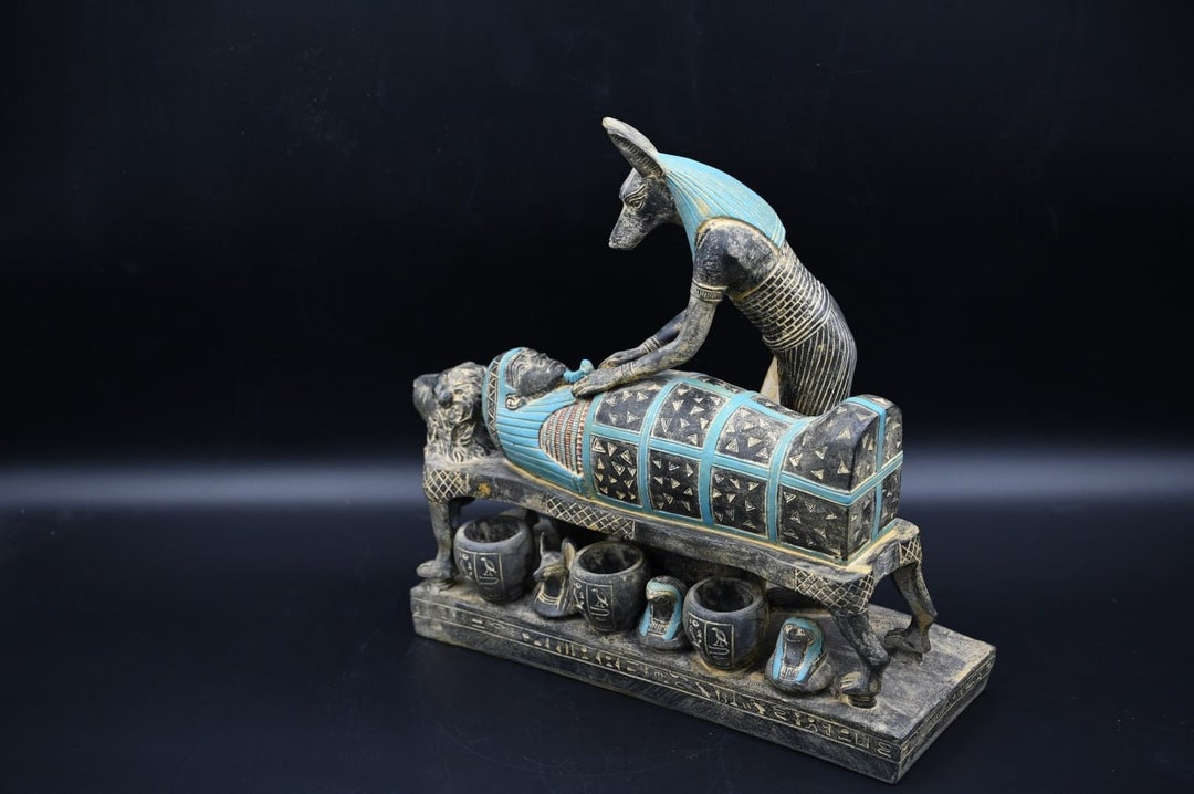Anubis fabulous Statue of the Egyptian God of Mummification-death ...