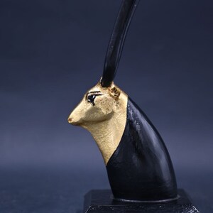 Egyptian Goddess Hathor Cow Form and Faithful Face, Egyptian Hathor ...