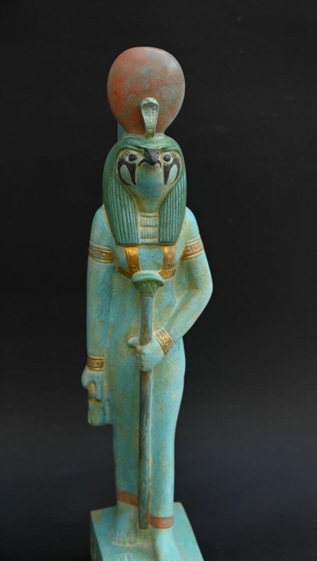 Vintage Horus Statue - Egyptian God Sculpture, Handmade in Egypt - Etsy