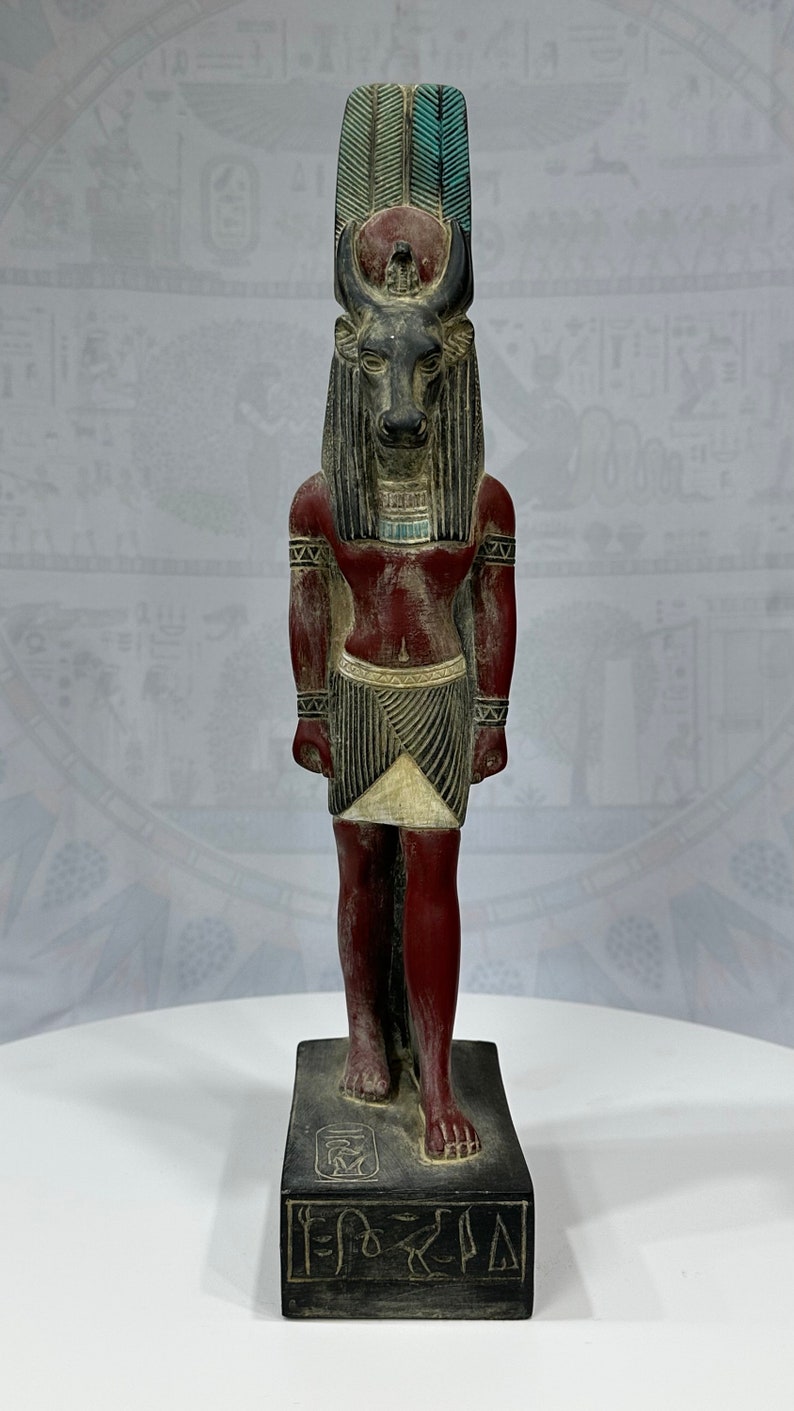 Montu God of War Statue, Egyptian Museum Copy - Etsy