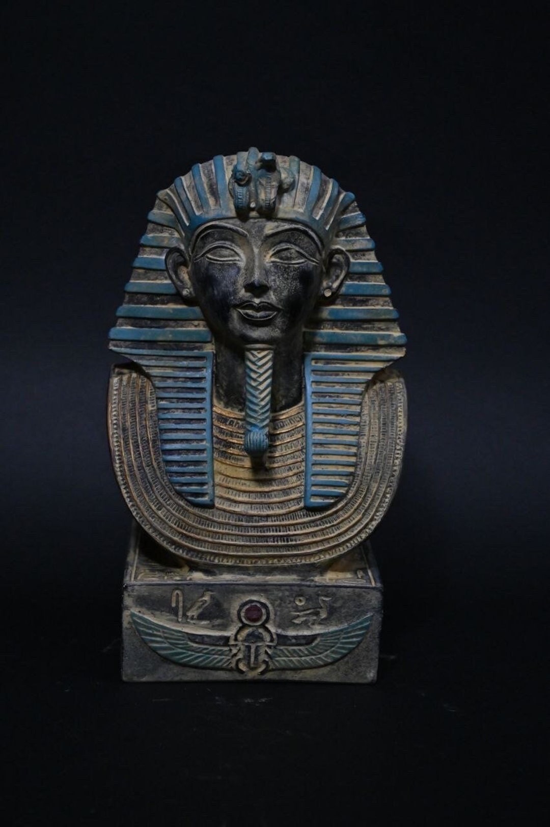 Tutankhamun Head-the King of Egypt-ancient Egyptian-mythology ...