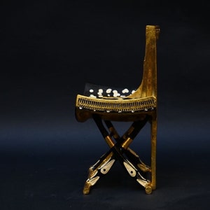 King Tutankhamun Throne Replica – Handcrafted Egyptian Ceremonial Chair ...
