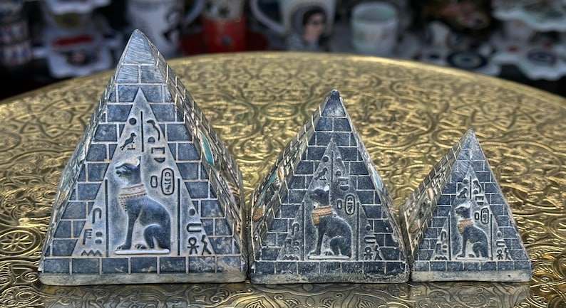 Amazing Set of Egyptian Pyramid-decorated With Temple of King - Etsy
