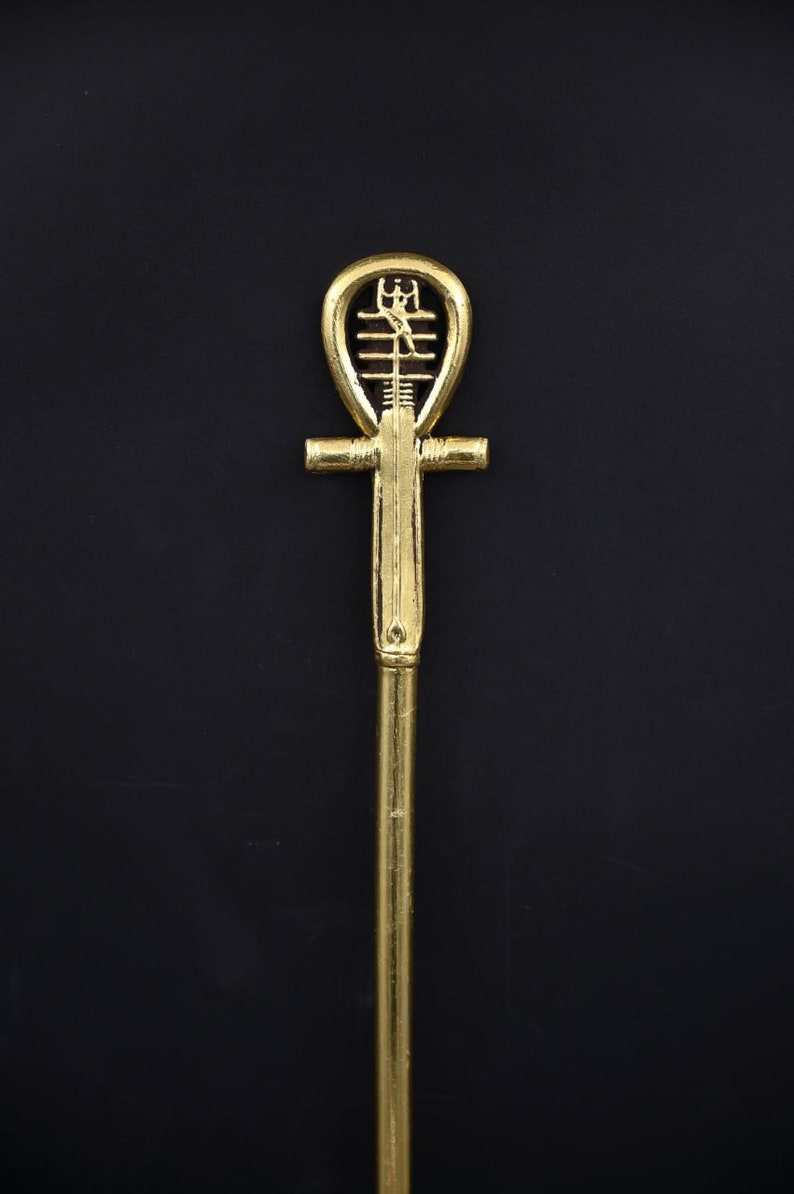 Brass Ankh Djed Was Scepter, Egyptian Symbol of Life - Etsy