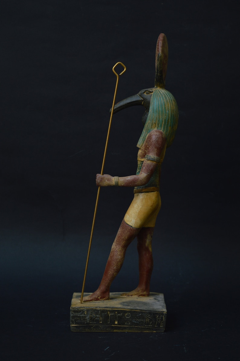 Egyptian God Thoth Statue, Handcrafted Replica, Museum Piece - Etsy