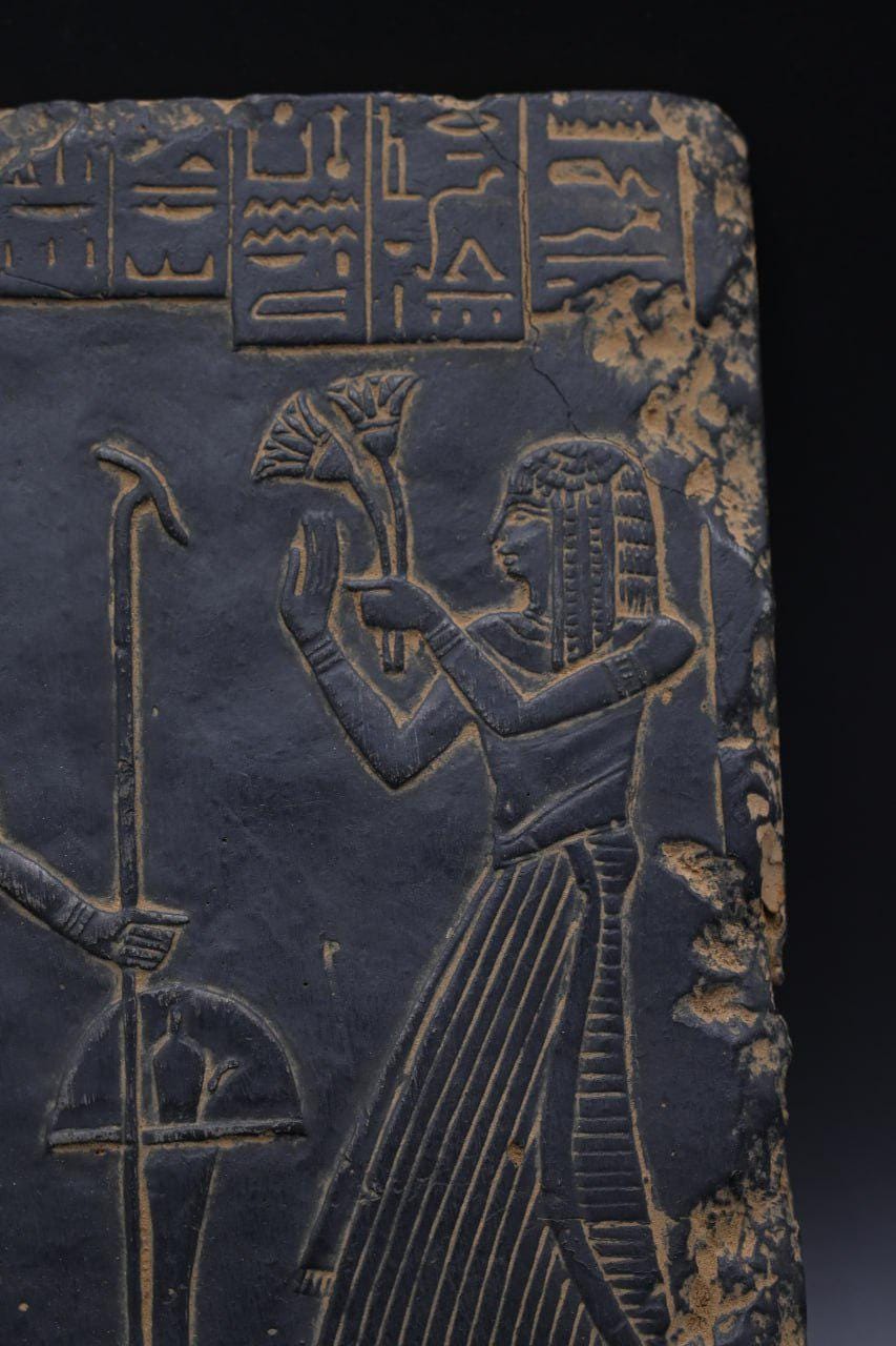 Ancient Egyptian Stone Relief – Rare Pharaonic Antiquities Statue - Etsy