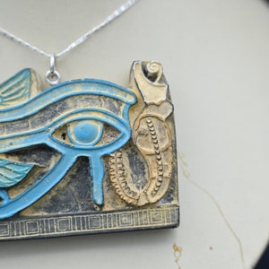 Eye of Horus Amulet / Eye of Ra Amulet - Handmade - Replica - Egyptian ...