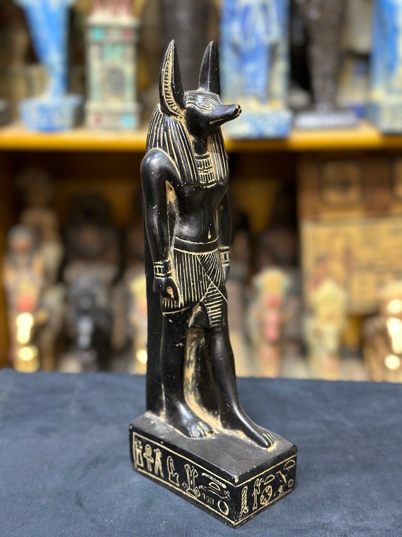 Handicraft Anubis Statue: Egyptian God Sculpture, Museum Piece - Etsy