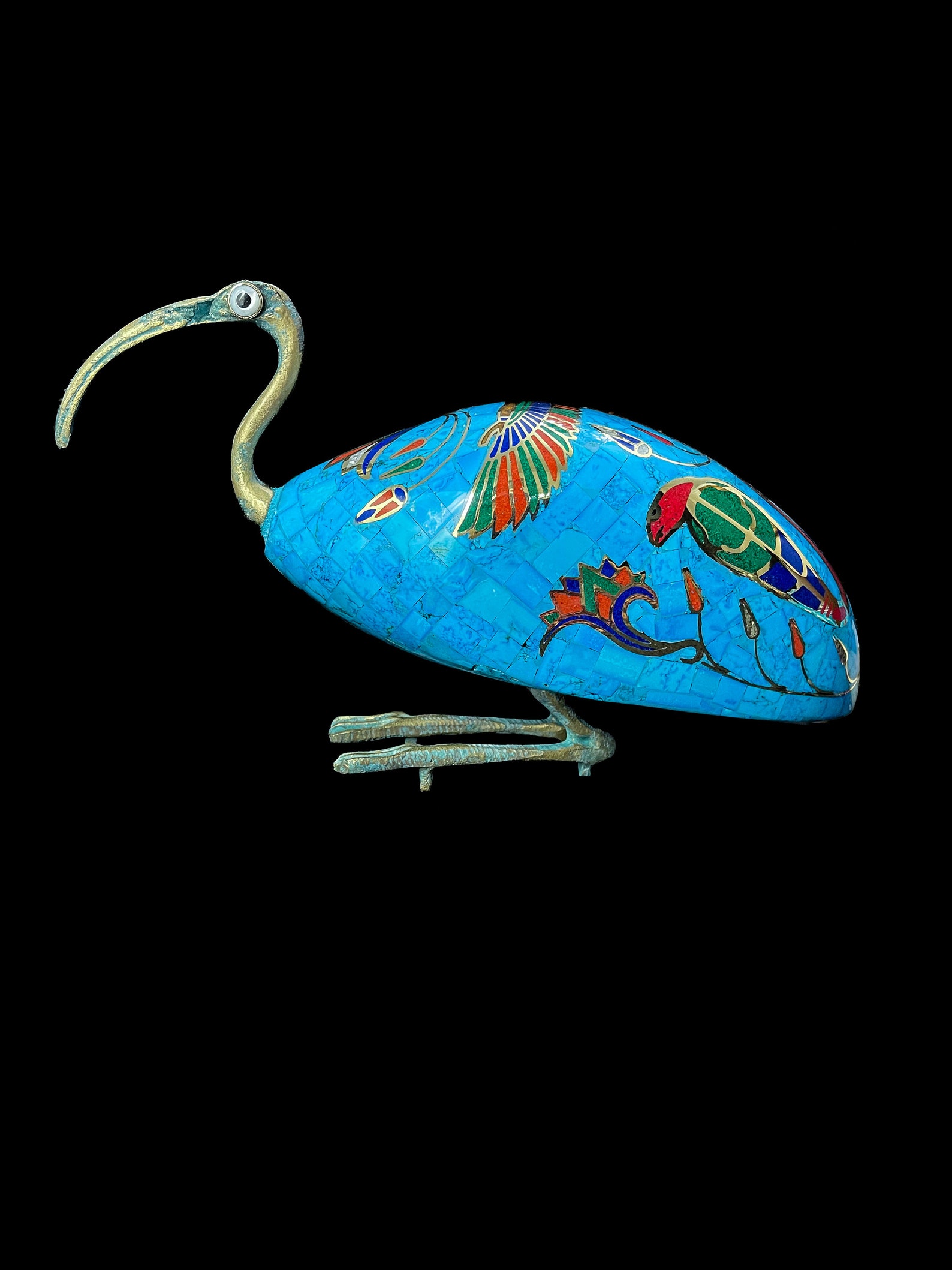 Large Ancient Egyptian Ibis God of Wisdom Thoth, God Thoth in Ibis Form ...