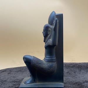 Handcrafted Basalt Stone Statue of God Shu, Egyptian Mythology - Etsy