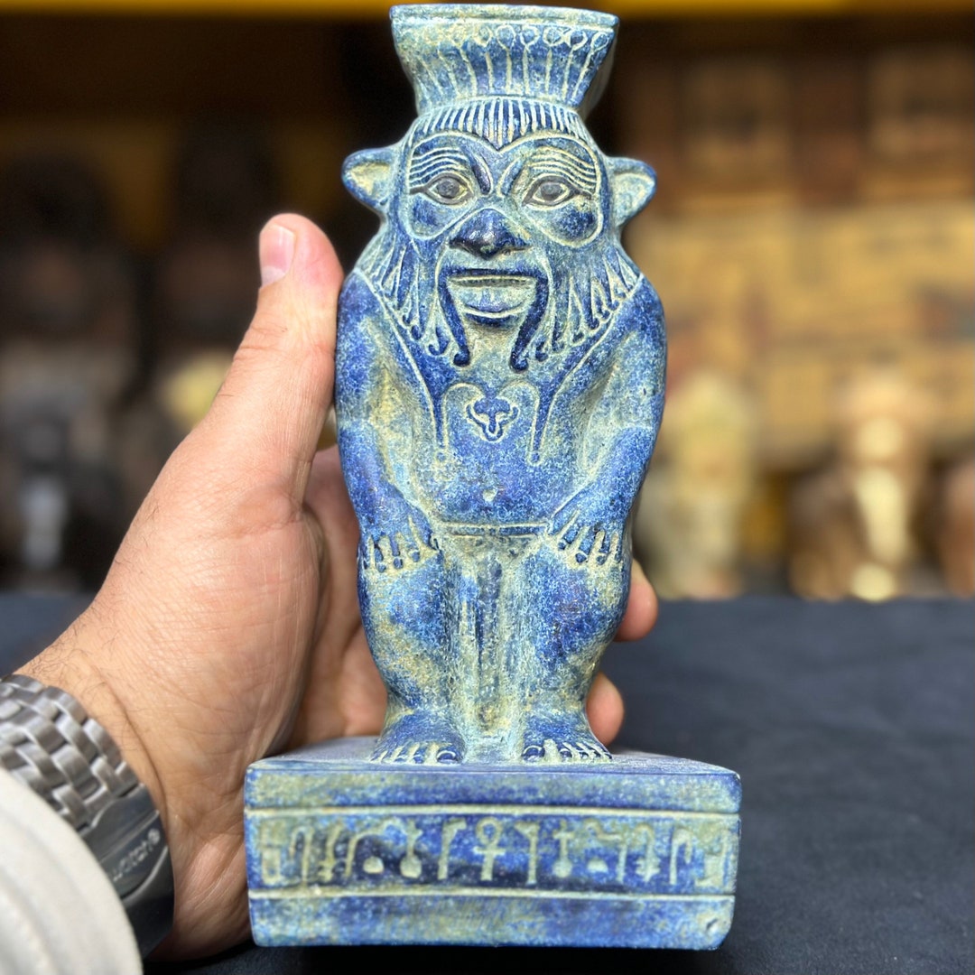 God Bes Sculptures Statue-god Fun Pleasure-childhood in Ancient Egypt ...