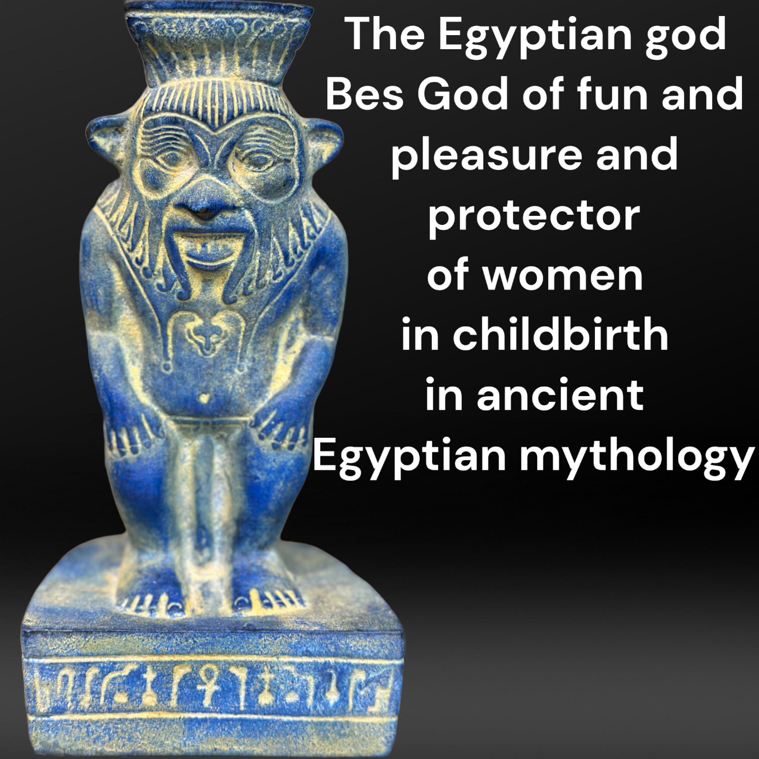 Marvelous Bes Statue-egypt God of Fun Pleasure-childhood in - Etsy