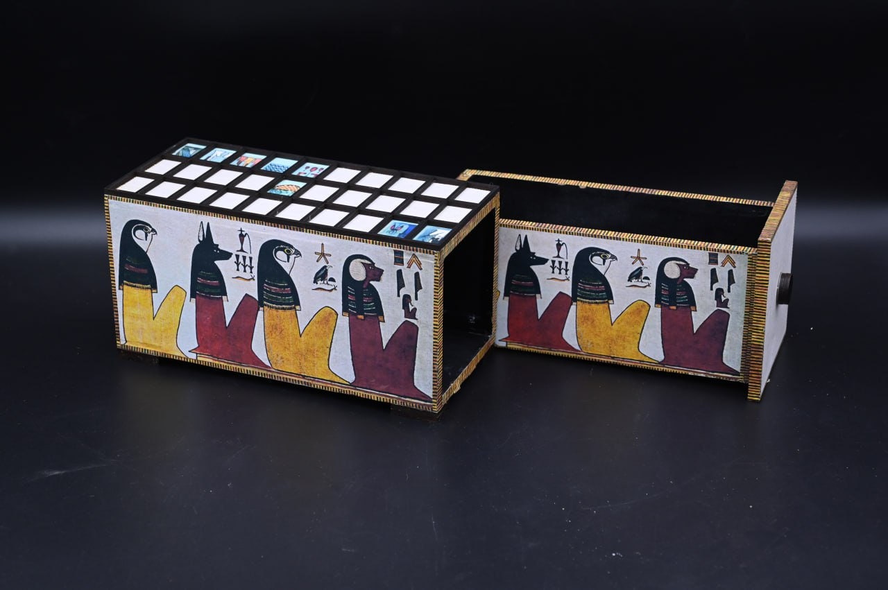 Senet Game-ancient Egyptian Games-egyptian Senet Game Board -king ...