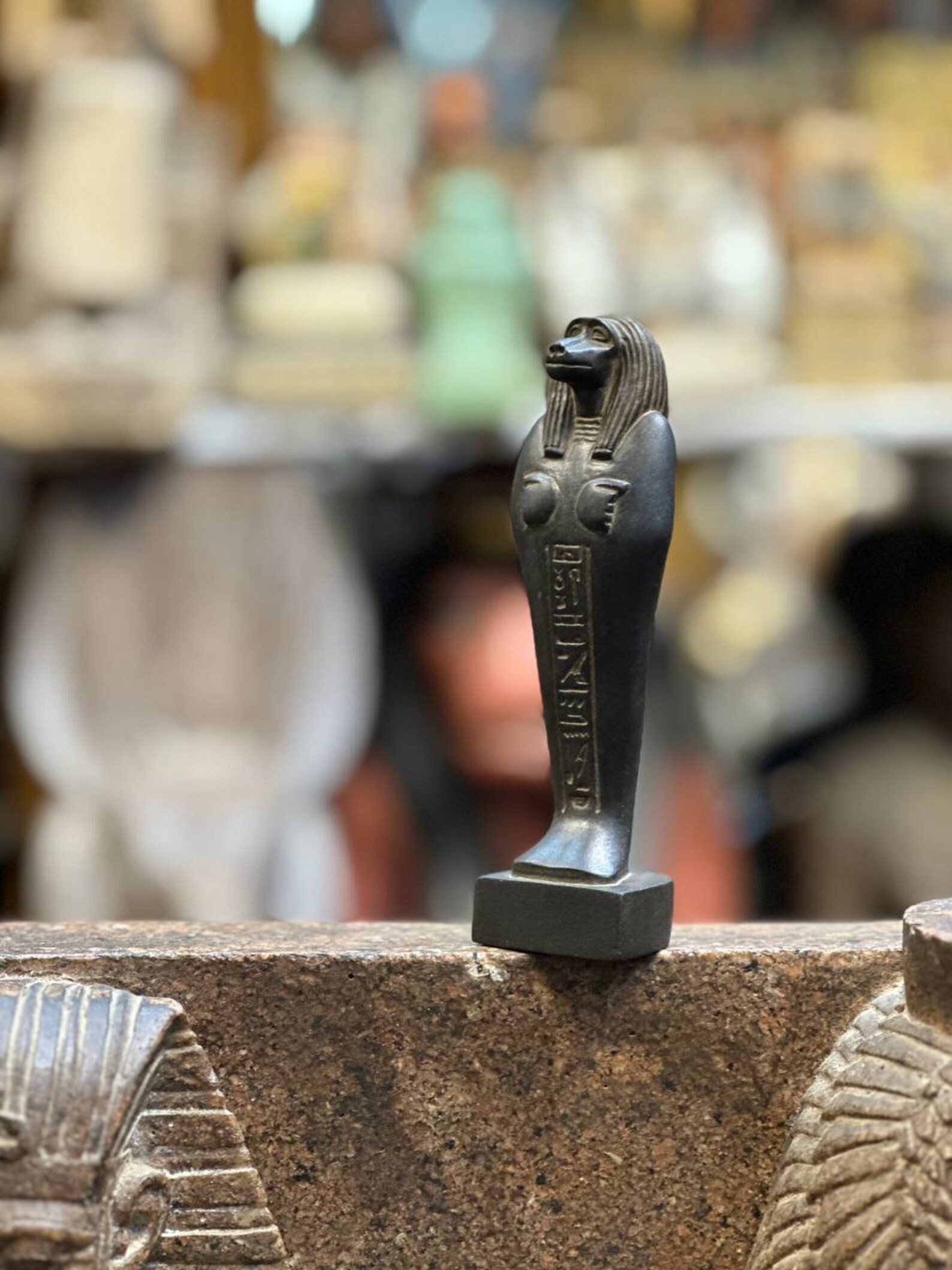 Masterpiece Statue of Thoth-god Baboon-symbol of Wisdom Writing-the ...