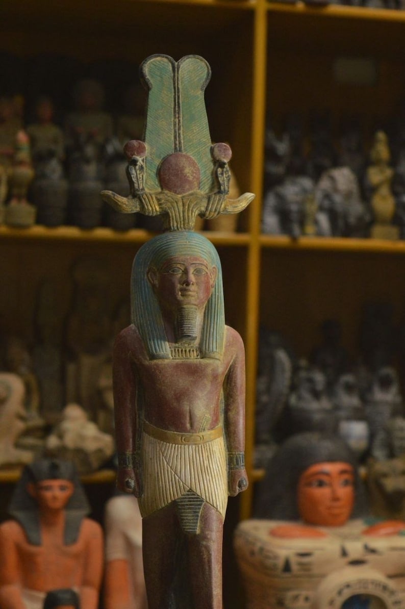 Nice Statue of Tatenen-god of the Primordial Mound in Ancient - Etsy