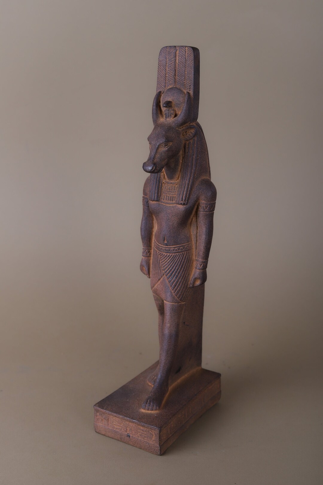 Black Montu Statue, Egyptian God of War, Antique Replica - Etsy