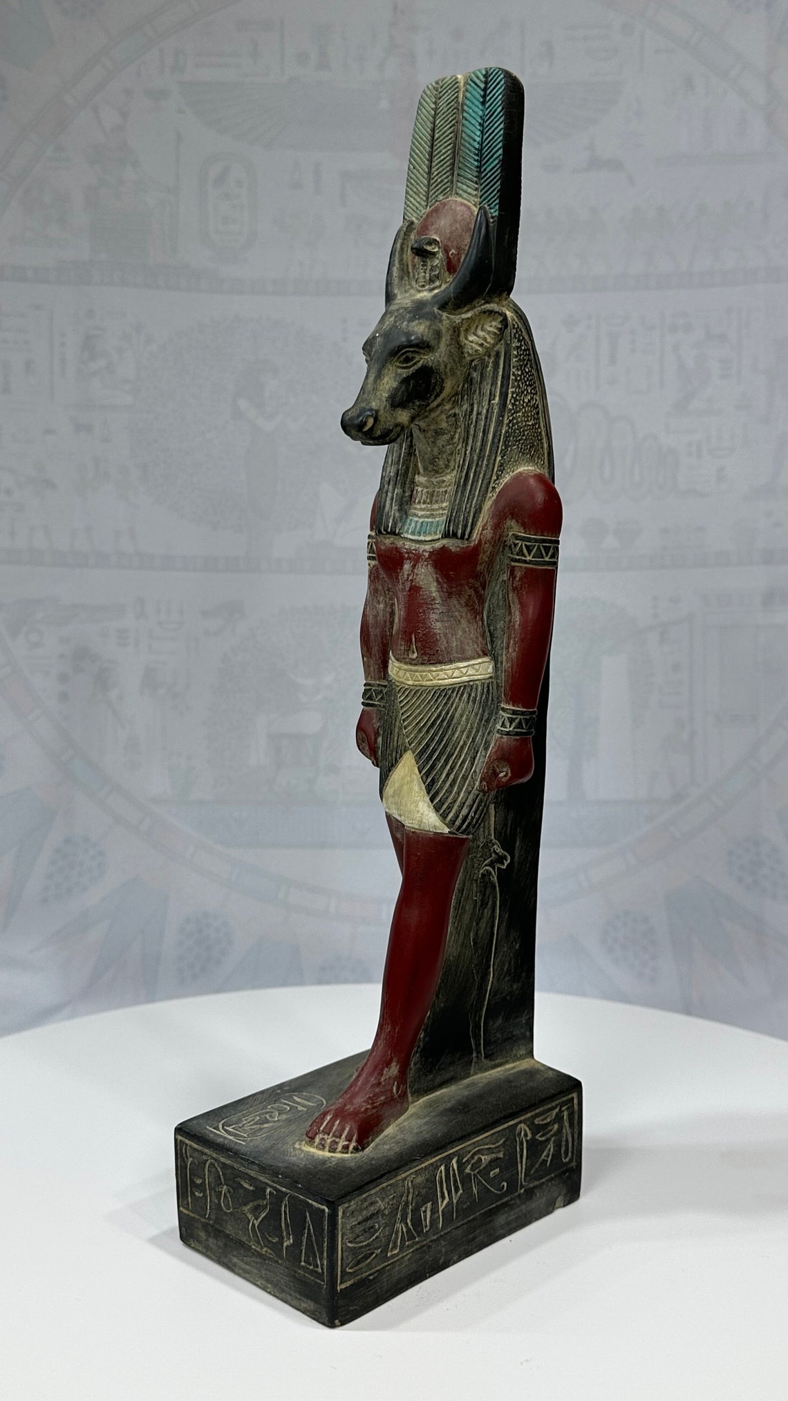 Montu God of War Statue, Egyptian Museum Copy - Etsy