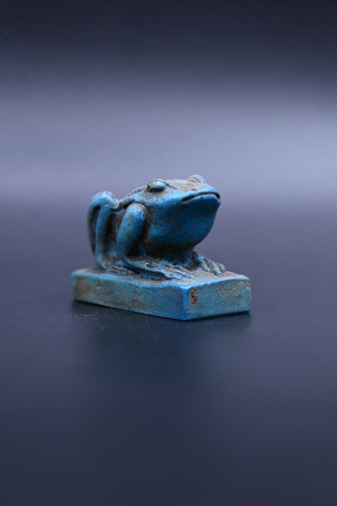 Egyptian Goddess Heqet Frog Statue - Stone Replica - Etsy