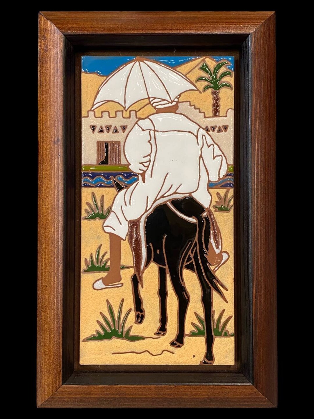 Egyptian Ceramic Frame to Hang on the Wall Most Important Symbols of ...