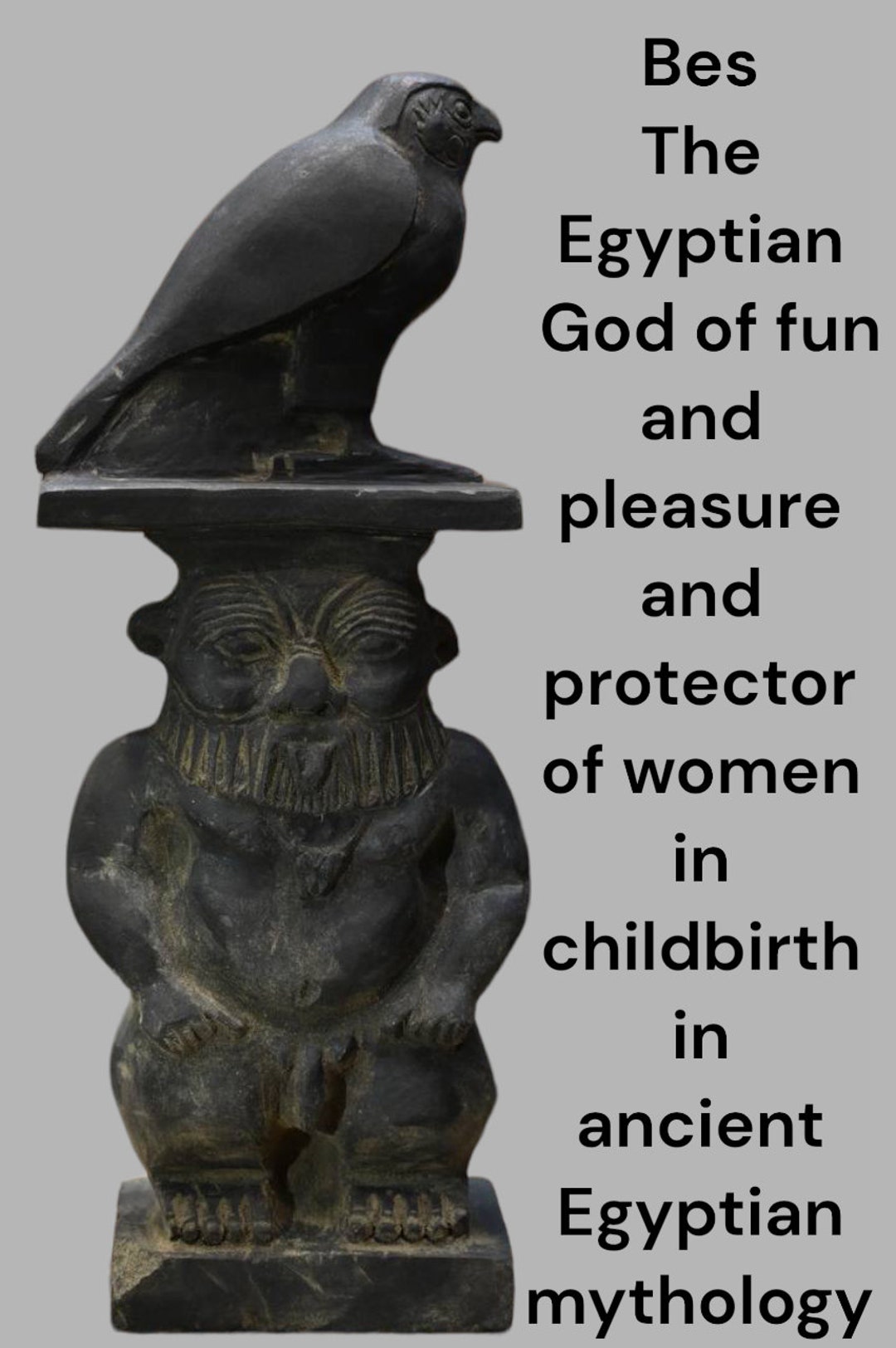 Nice Statue of God Bes-god of Fun and Pleasure in Ancient Egyptian-god ...