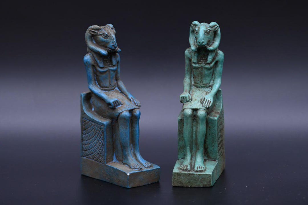 Khnum Egyptian God of Antiquity Inventor and Guardian of Humanity in ...