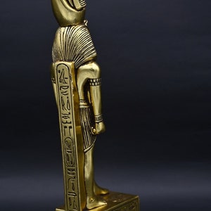 King Ramses II Statue – 33 Cm Handmade Stone Replica Covered in Gold ...