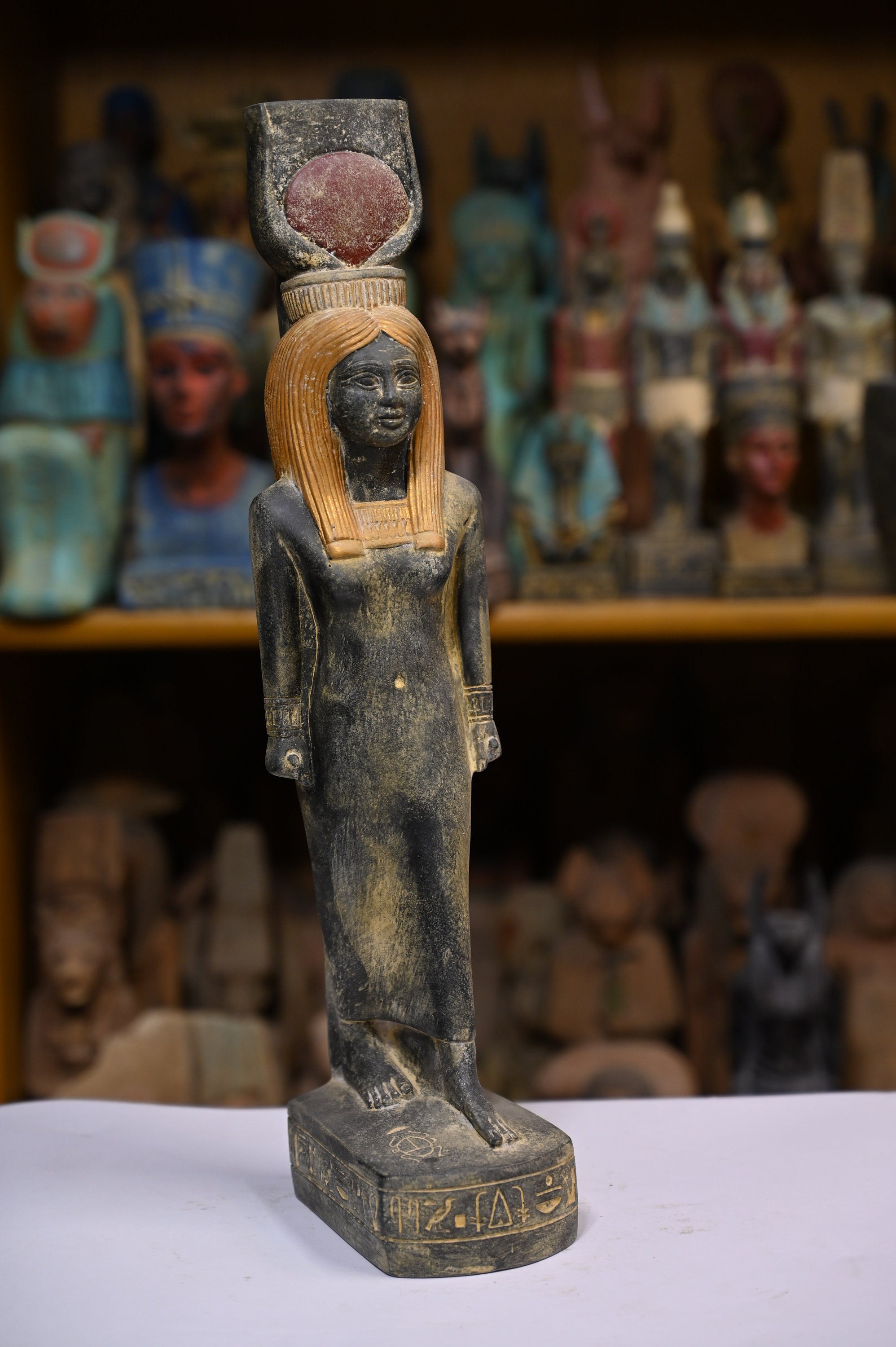Super Statue of Hathor-goddess of Heaven Love Beauty - Etsy UK