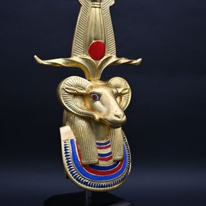 Ancient Egyptian Ram God of Creation, Egyptian God Khnum Statue. - Etsy