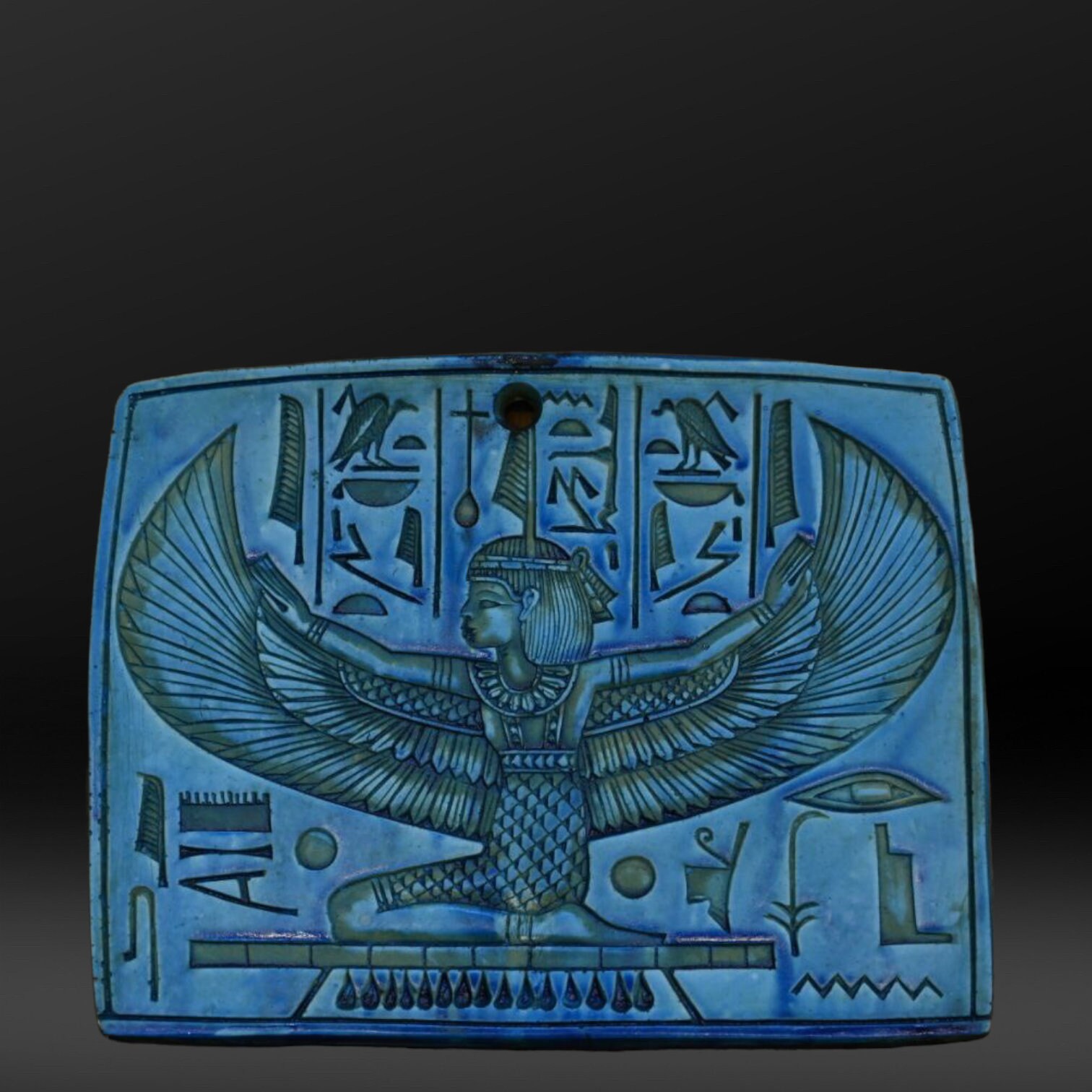 Handmade Stone Isis Statue - Egyptian Goddess Decor - Etsy