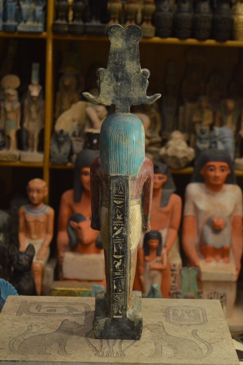 Handcrafted Tatenen Statue: Egyptian God of the Primordial Mound - Etsy