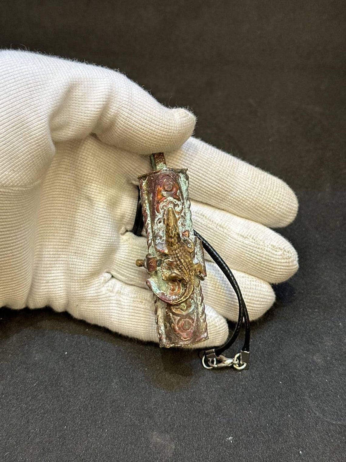 Egyptian God Sobek Coffin Amulet Necklace, Egyptian Treasures - Etsy