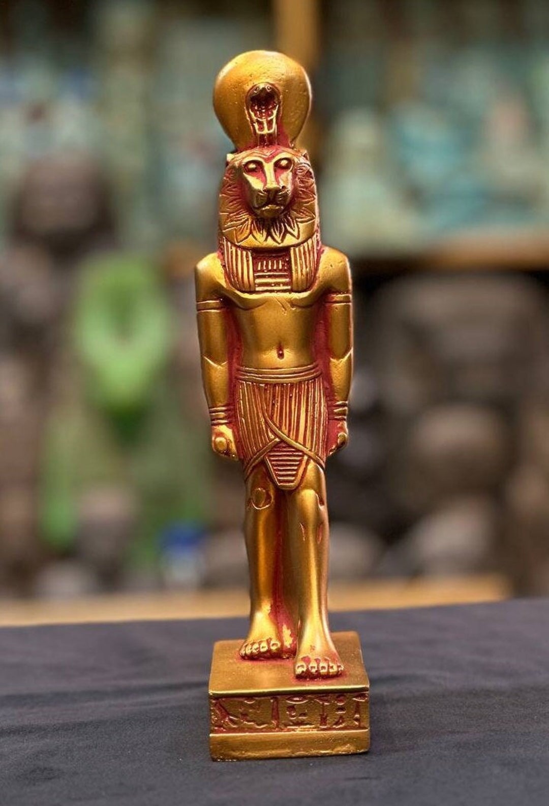 Sweet Standing Statue of the Goddess Sekhmet Goddess of War Dea Sekhmet ...