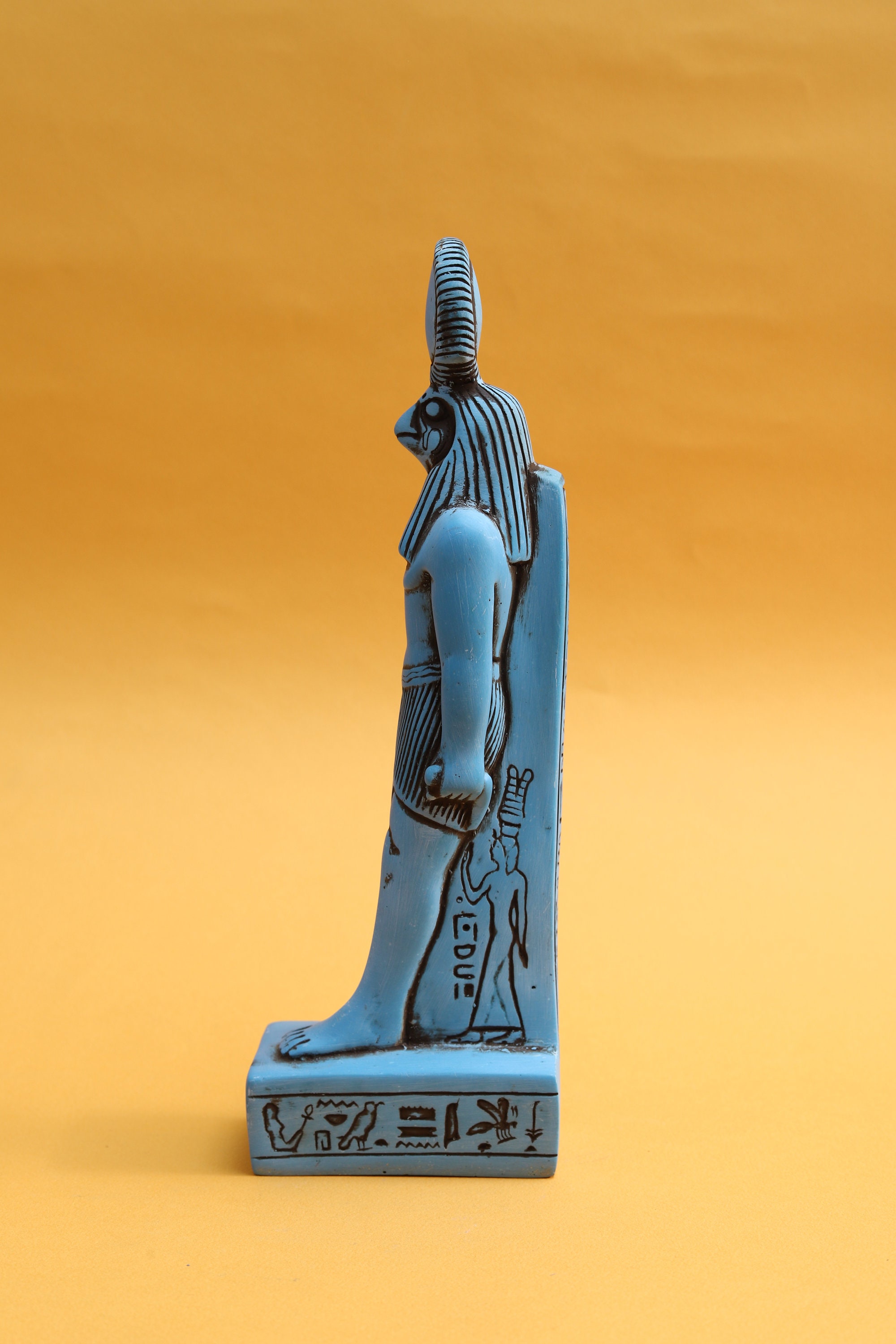 Lovely Blue Standing Statue of God Horus-god - Etsy
