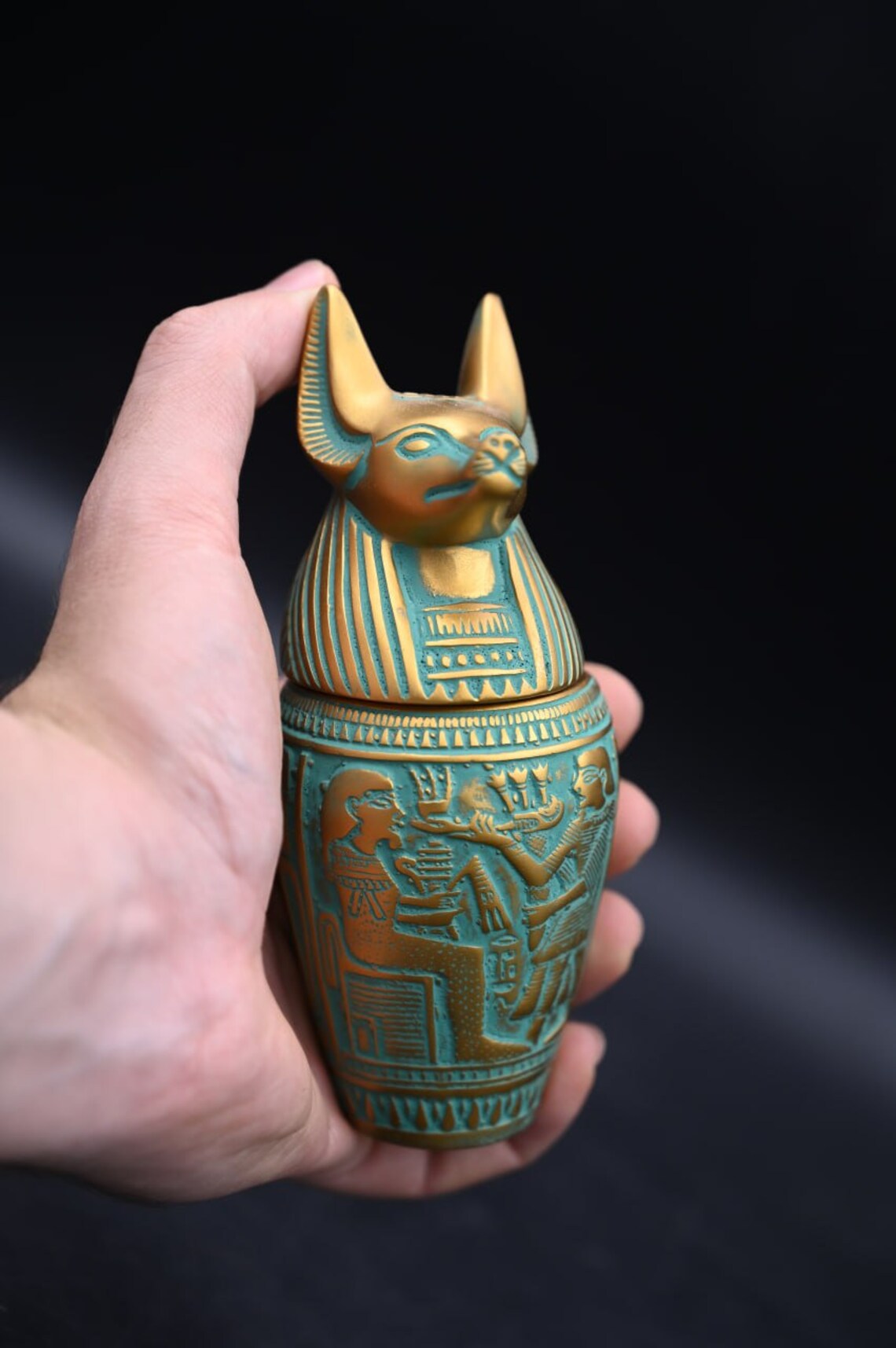 Handmade Canopic Jars: Egyptian Mummification, Sons of Horus - Etsy