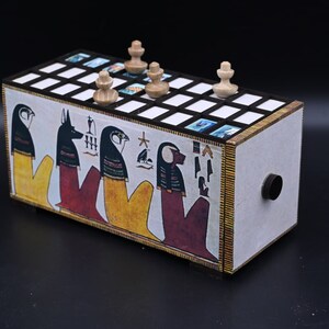 Senet Game-ancient Egyptian Games-egyptian Senet Game Board -king ...