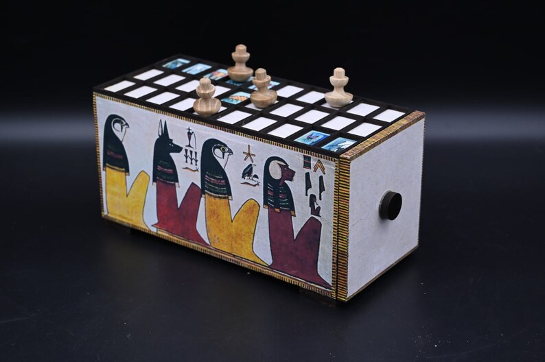 Senet Game-ancient Egyptian Games-egyptian Senet Game Board -king ...