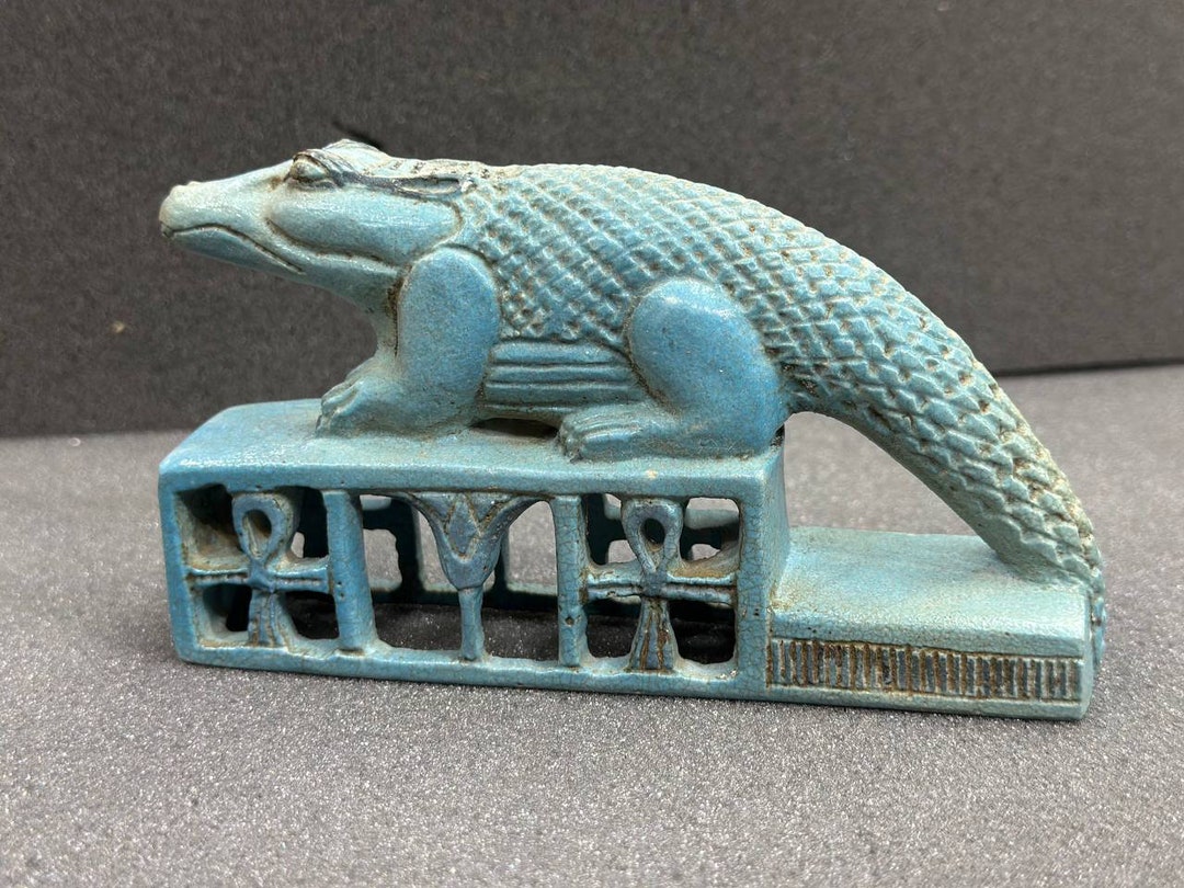 Statue for Sobek, Sobek Egyptian God | Egyptian Crocodile God, Ancient ...
