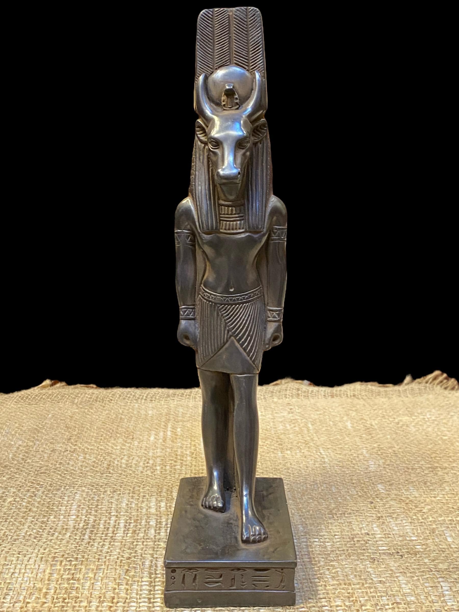 Powerful Montu Statue - Egyptian God of War and Victory | Handcrafted ...
