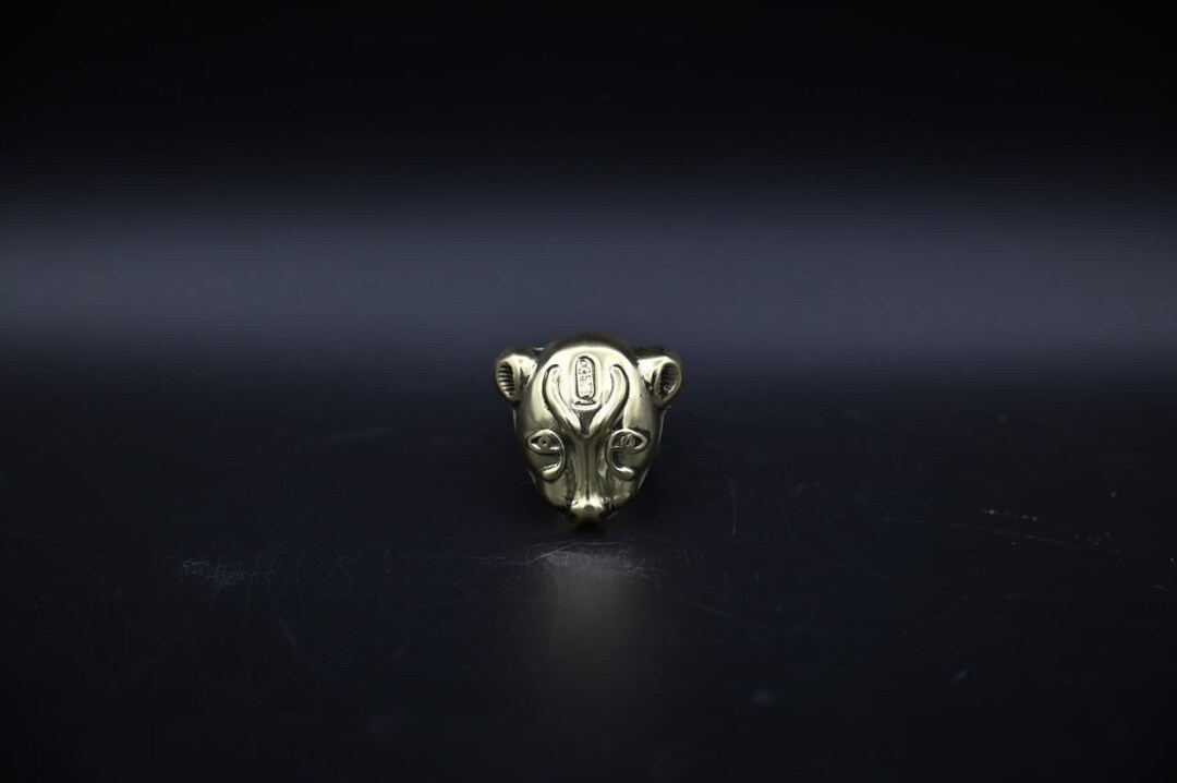 Ring for Goddess Sekhmet-rings From Ancient Egypt- a Ring With Egyptian Symbols-antiques ...