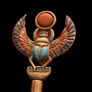 Piece of Scarab Scepter A Representation of Power, Authority, Stability ...
