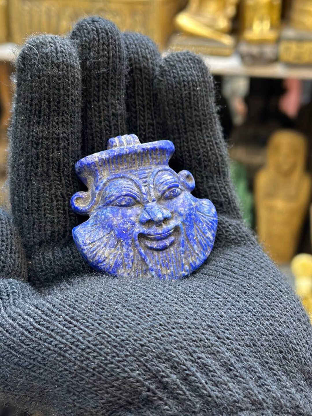 Egyptian Pendant Fo God Bes - God of Fun - Nice Antiques - Made in ...