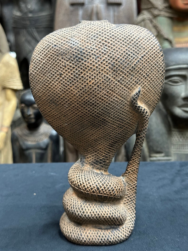 Nice Black Uraeus Cobra Statue One of the Most Important - Etsy